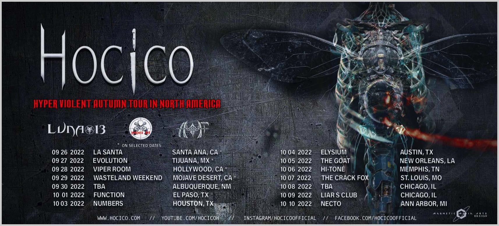 HYPERVIOLENT U.S. TOUR SEP / OCT 2022